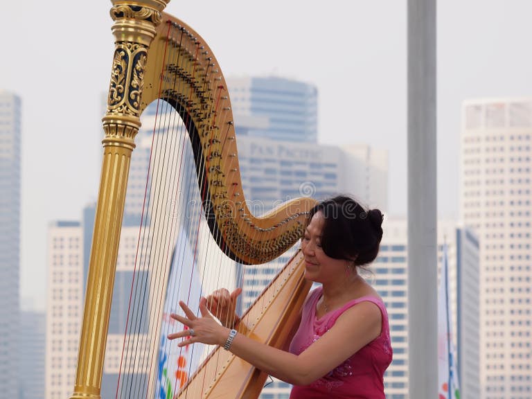 Harp Performance editorial photography. Image of musical - 20994112