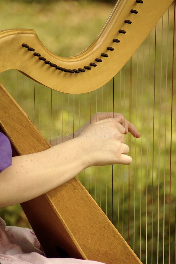 Harp String Harmony stock photo. Image of play, rythm - 1507390