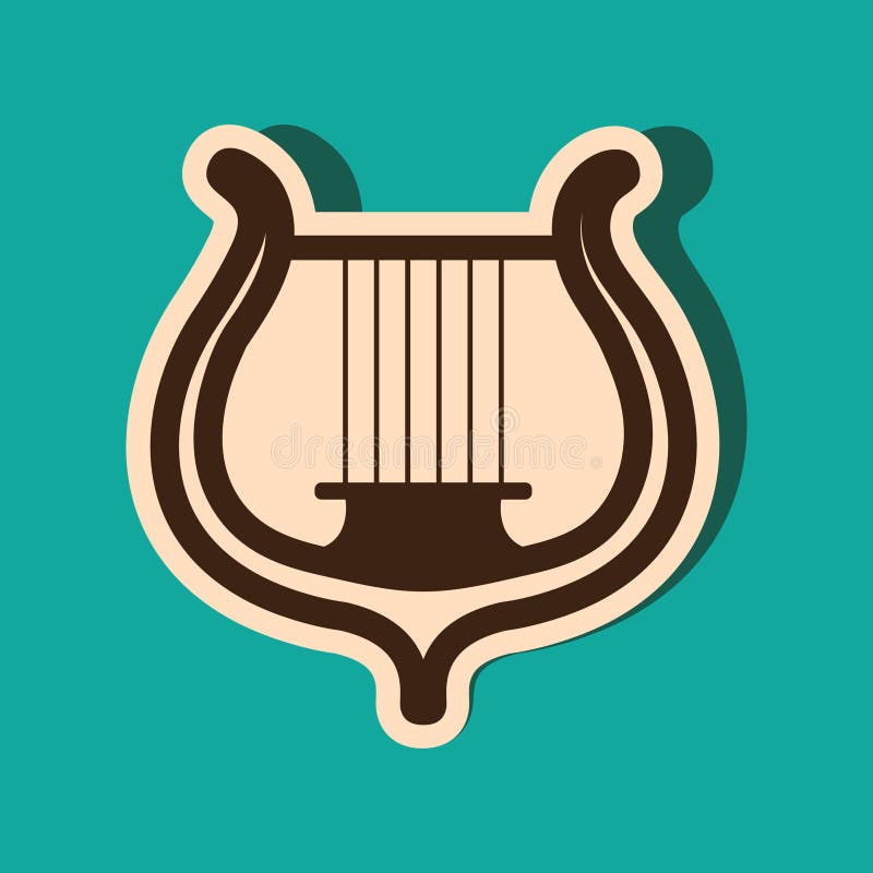 Harp. Vector Illustration Decorative Design Stock Vector - Illustration ...