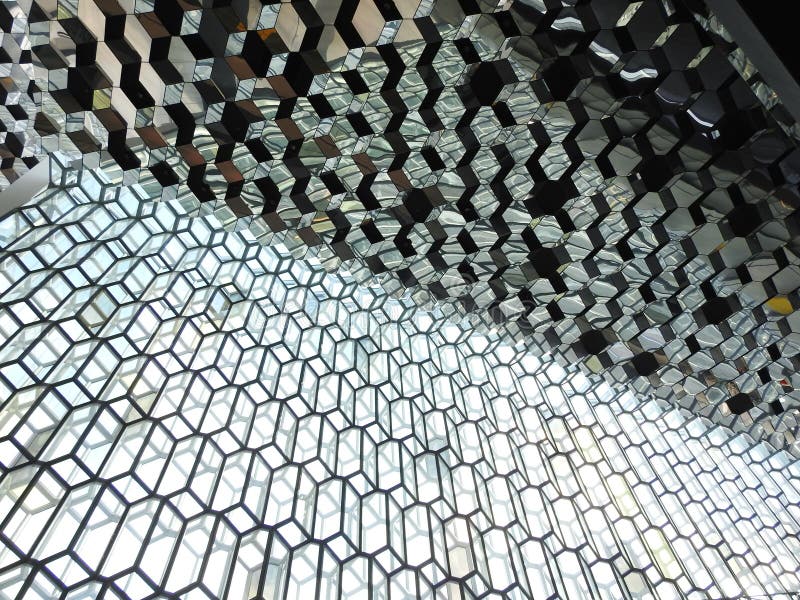 Harpa Concert Hall with an Abstract Facade Editorial Image - Image of ...