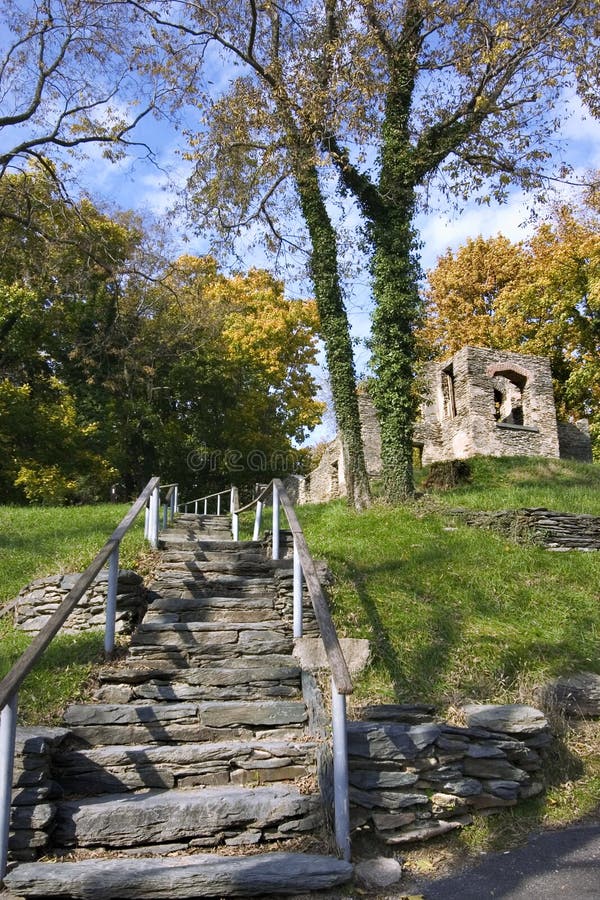Ruins at night stock photo. Image of fall, mountains, america - 437596