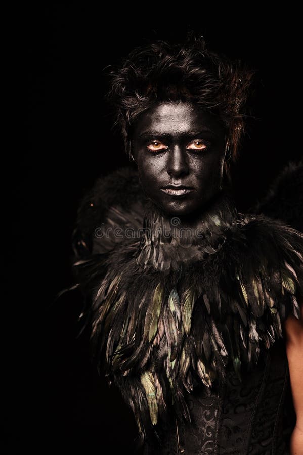 Devil pointing at you. stock photo. Image of beautiful - 20831098