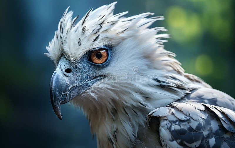 Harpy Eagle on a Clean White Background -Generative Ai Stock Photo ...