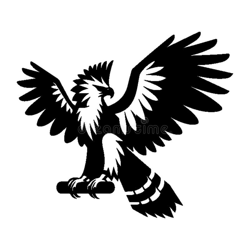 Harpy Eagle Vector Icon Logo Design. Stock Vector - Illustration of ...