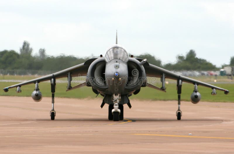 Harrier Jump Jet stock photo. Image of warfare, landing - 5918862