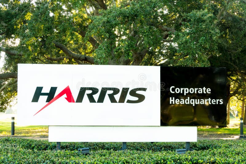 Harris Corporate Headquarters Sign Imagen editorial - Imagen de ...