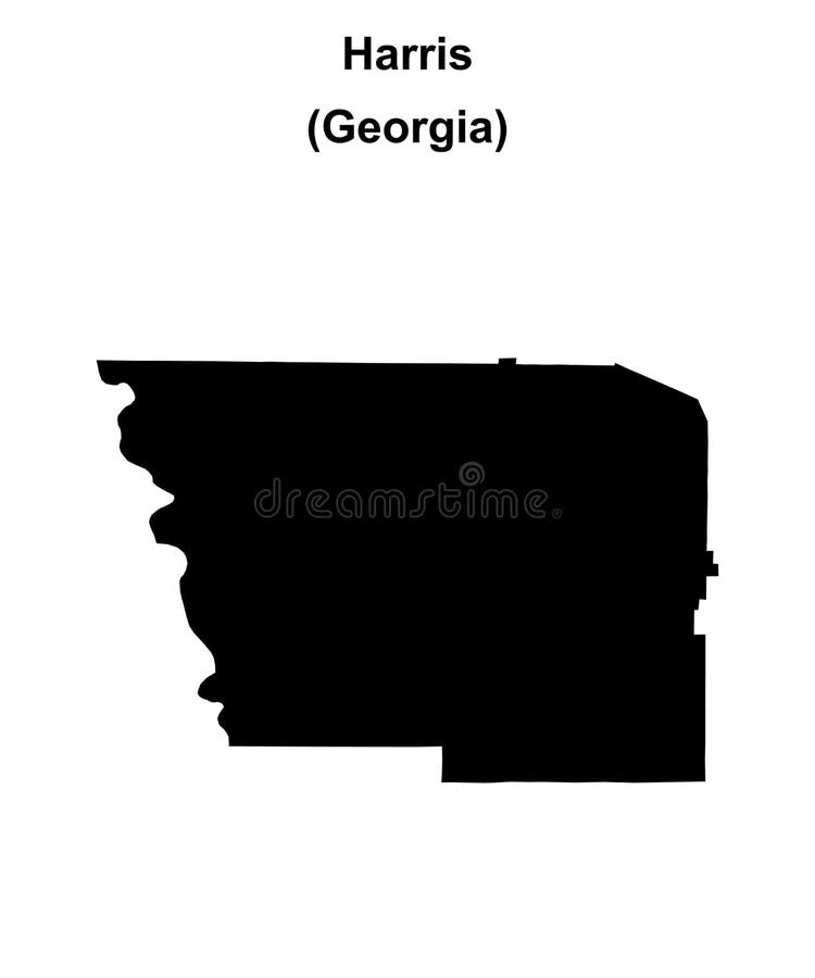 Harris outline map stock vector. Illustration of cartography - 357892509