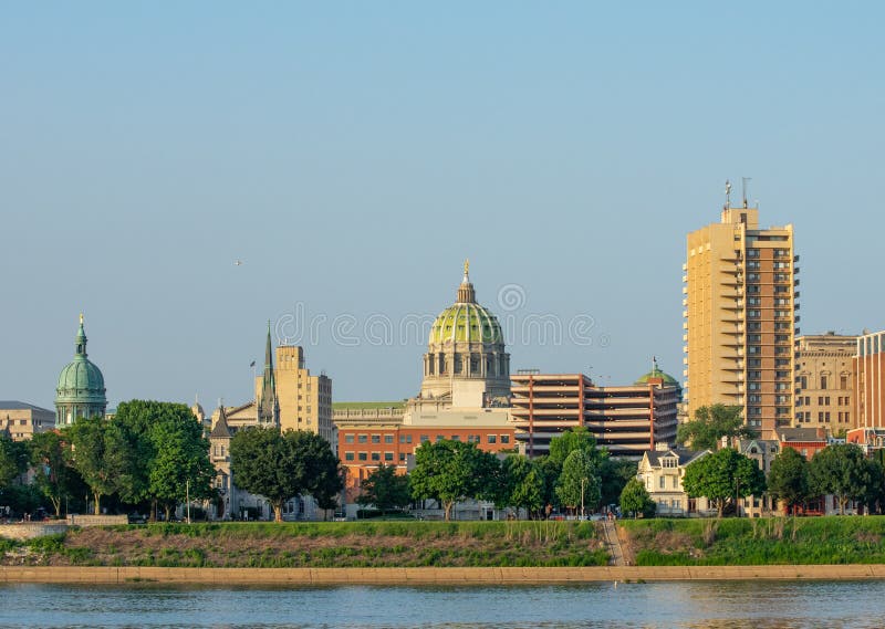 Harrisburg Capital Building Stock Photo - Image of sunset, destinations ...