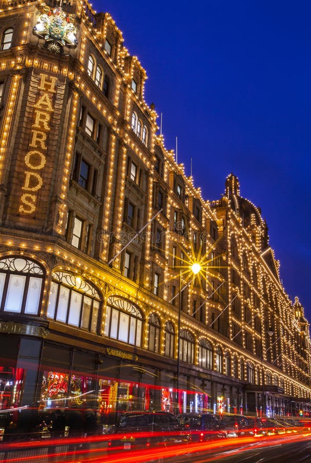 Harrods en Londres imagen de archivo editorial. Imagen de departamento ...