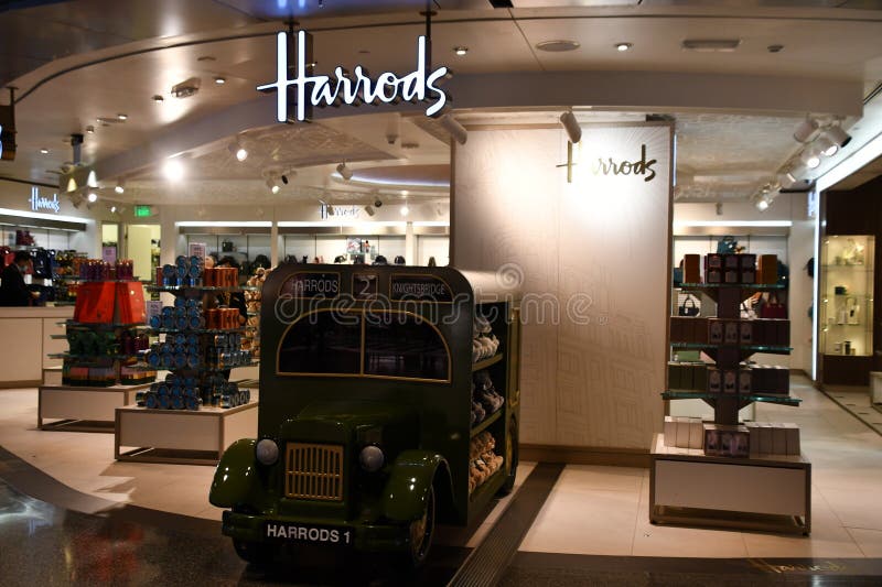 Harrods Store at Hamad International Airport in Doha, Qatar Editorial ...