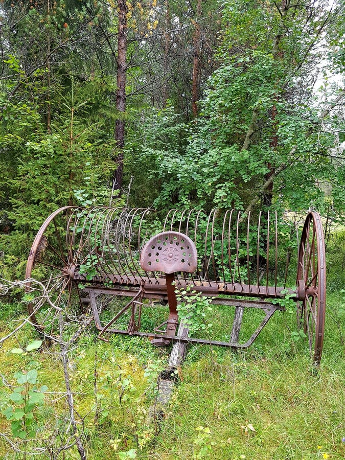 Harrow stock image. Image of harrow, grass, wood, gteen - 98512271