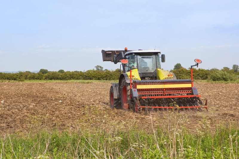 Harrowing a field stock photo. Image of soil, outdoors - 19784256