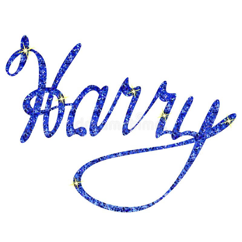 Harry Male Name Text Balloons Stock Vector - Illustration of graffiti ...