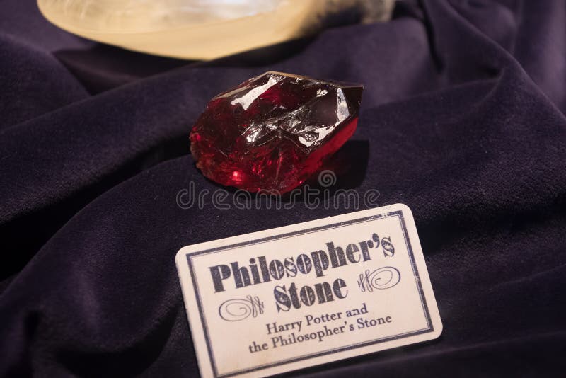 Harry Potter Philosopher`s Stone Display Editorial Photography - Image ...