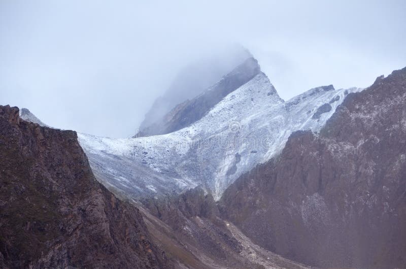 The Harsh and Majestic Sayan Mountains. Stock Image - Image of cold ...