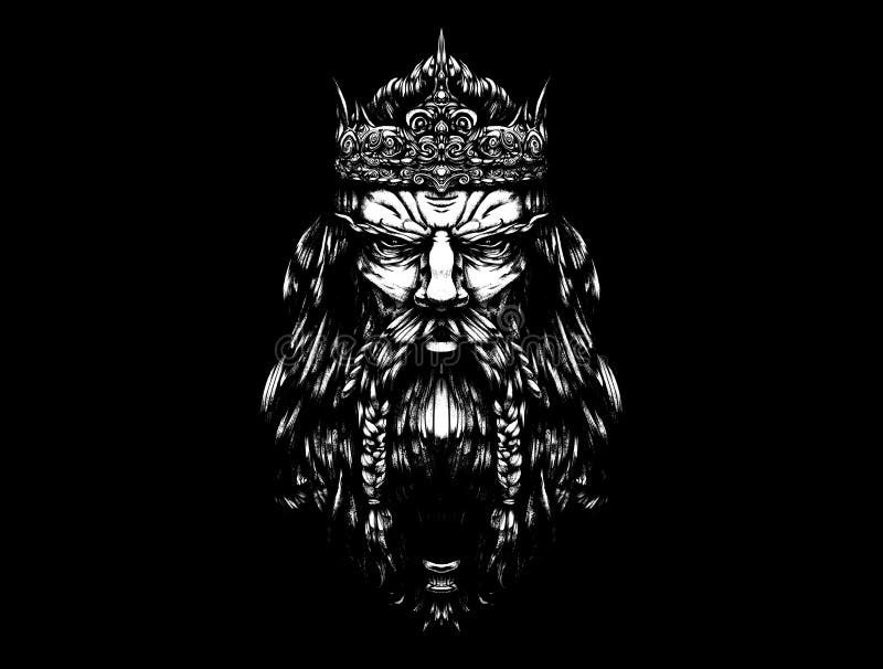 Evil King Crown Drawing