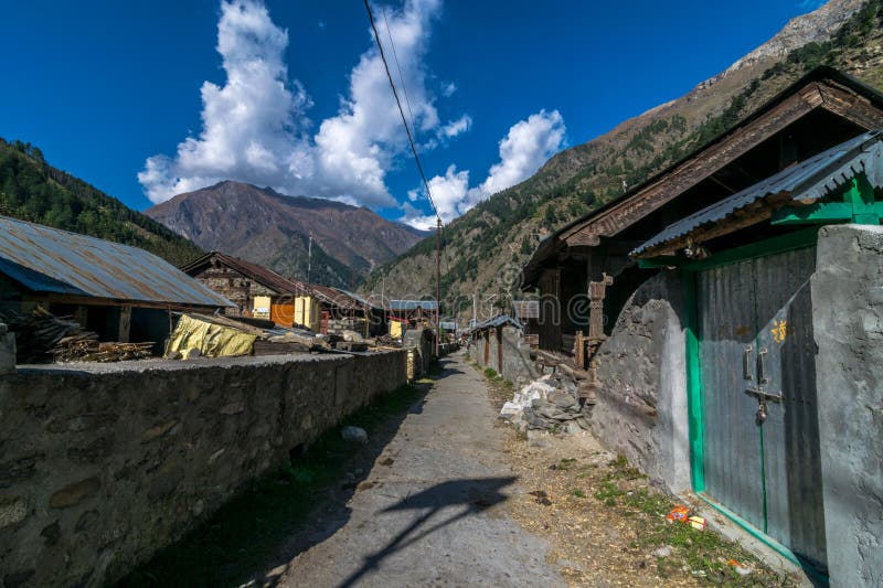 Harshil Valley in Uttrakhand Stock Image - Image of asia, green: 129567485