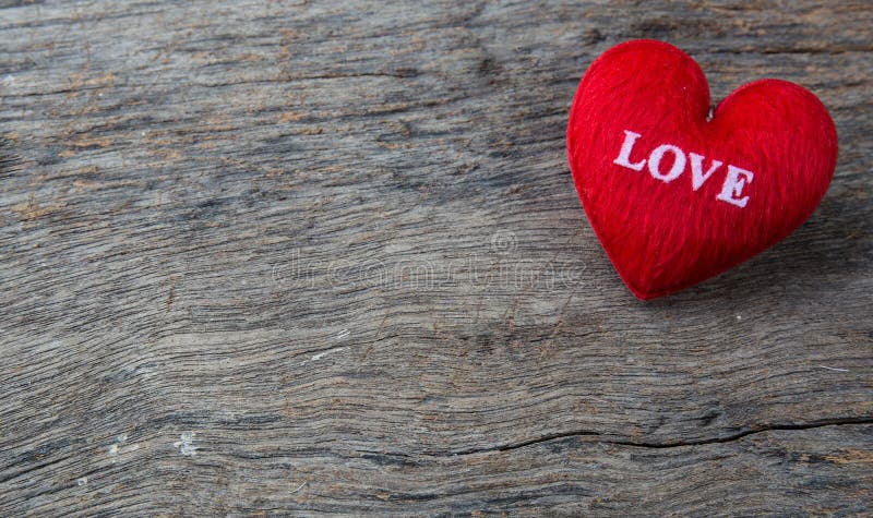 Hart Als Symbool Van Liefde, De Dag Van Valentin Stock Foto - Image of ...