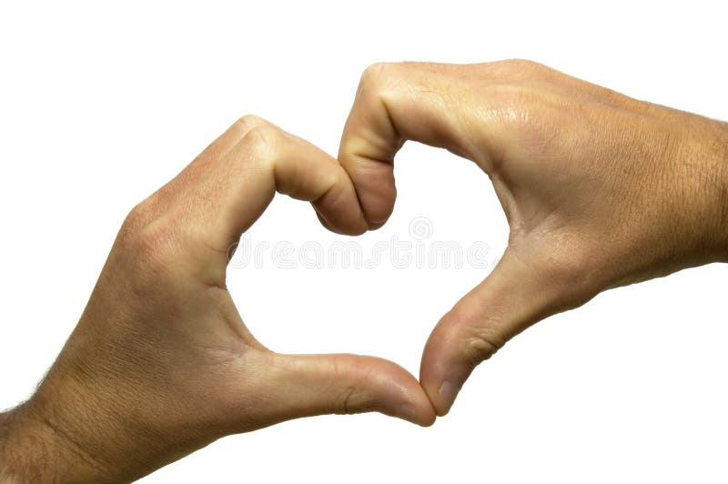 Handen Die Een Vorm Van Het Hart Vormen Stock Foto - Image of affectie ...