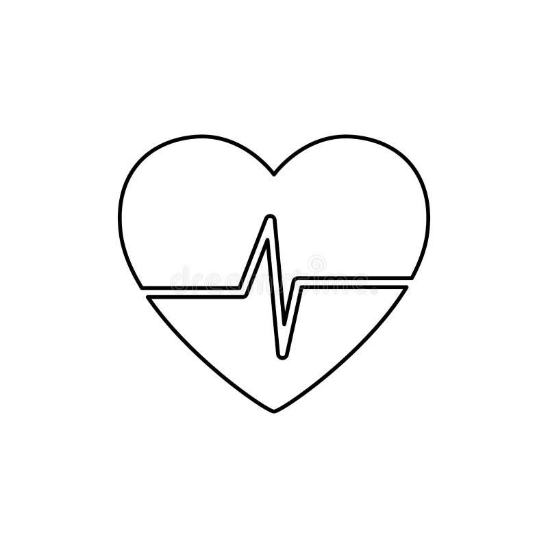 Hart gezond symbool stock illustratie. Illustration of hart - 86275727