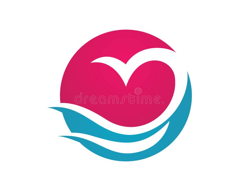 Hart Logo Template vector illustratie. Illustration of rood - 103121468