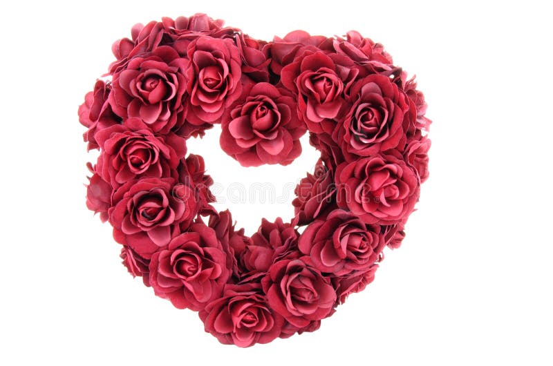 Hart van Rozen stock foto. Image of hartstocht, decoratie - 28611588