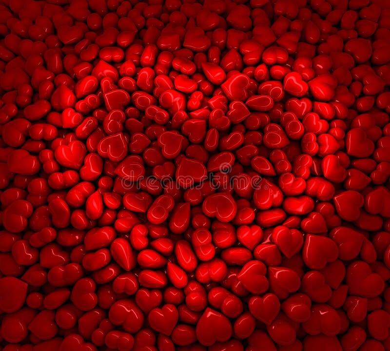 Harten die op Hart wijzen stock illustratie. Illustration of liefde ...