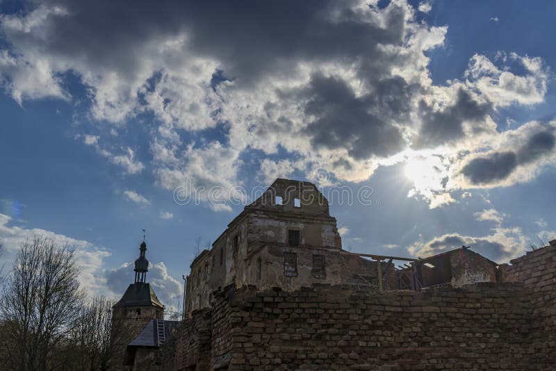 Hartenberg Ruins, Western Bohemia, Czech Republic Stock Image - Image ...