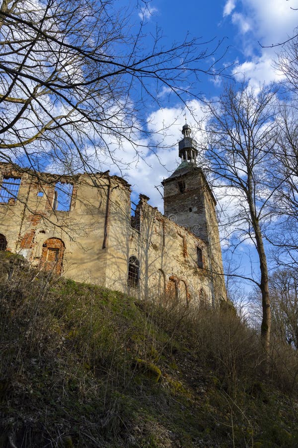Hartenberg Ruins, Western Bohemia, Czech Republic Stock Photo - Image ...