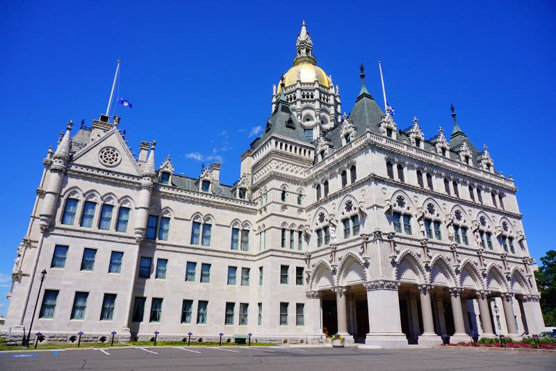 Hartford downtown building editorial stock photo. Image of greek - 96102388