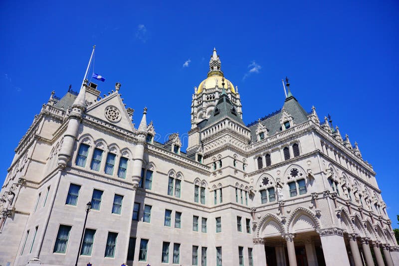 Hartford Downtown Government Buildings Stock Photo - Image of america ...