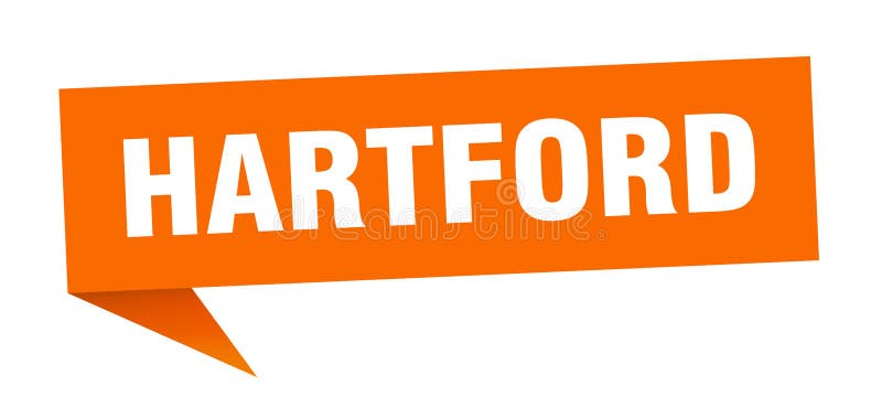 Hartford Sticker. Hartford Signpost Pointer Sign Stock Vector ...