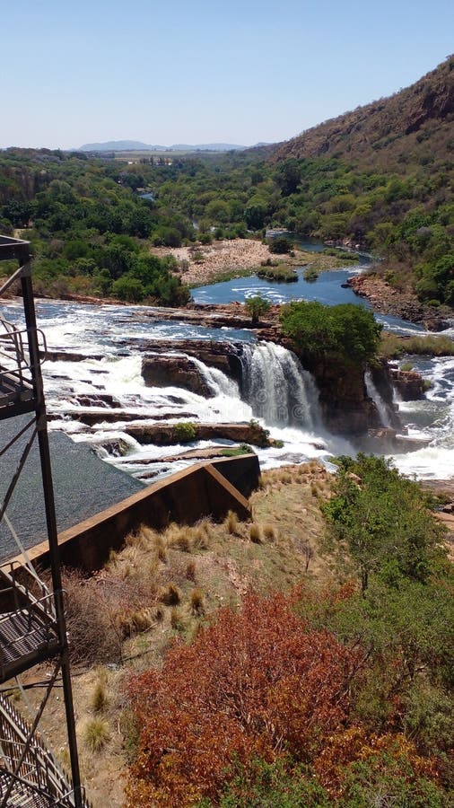 Harties Hartebeespoort Dam Vista Hermosa Foto de archivo - Imagen de ...