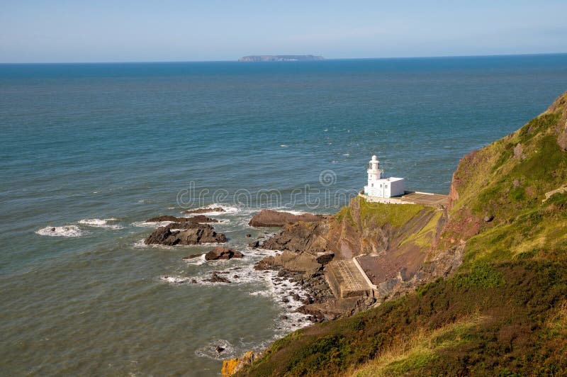 Hartland Point Lighthouse, North Devon Stock Photo - Image of devon ...