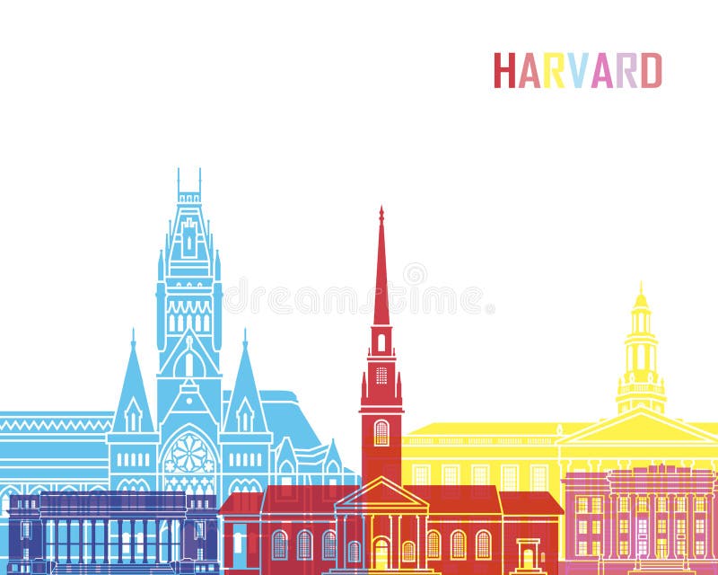 Harvard MA skyline pop stock vector. Illustration of harvard - 96308375