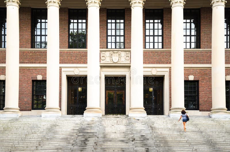 Harvard University Library editorial stock photo. Image of woman - 78976873