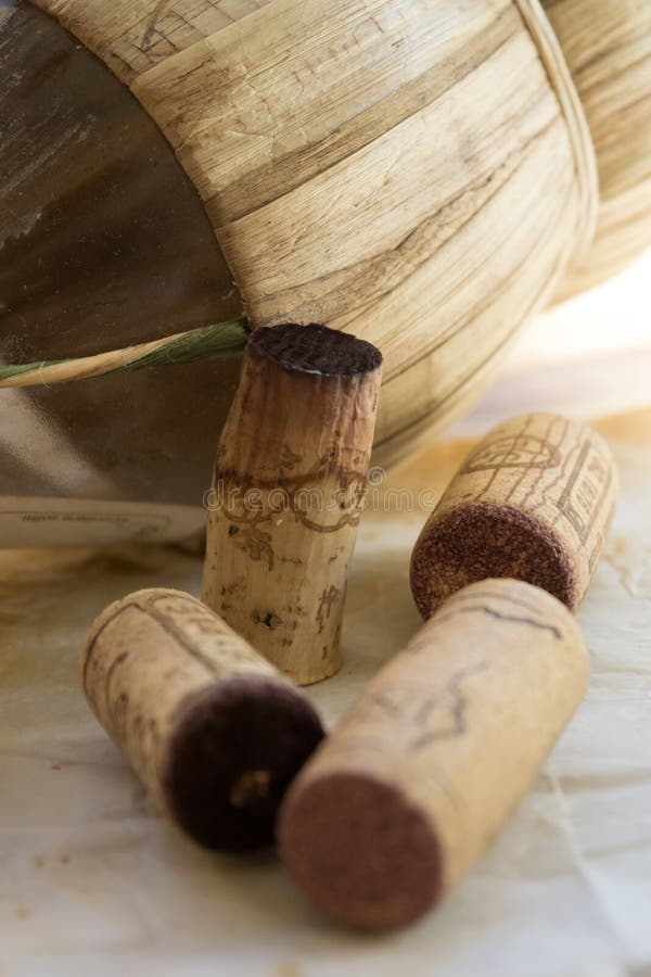 Harvest Concept with Corks of Aged Wine Stock Image - Image of cellar ...