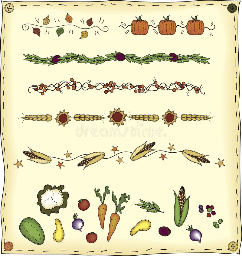 Harvest Design Elements stock vector. Illustration of icons - 16925500