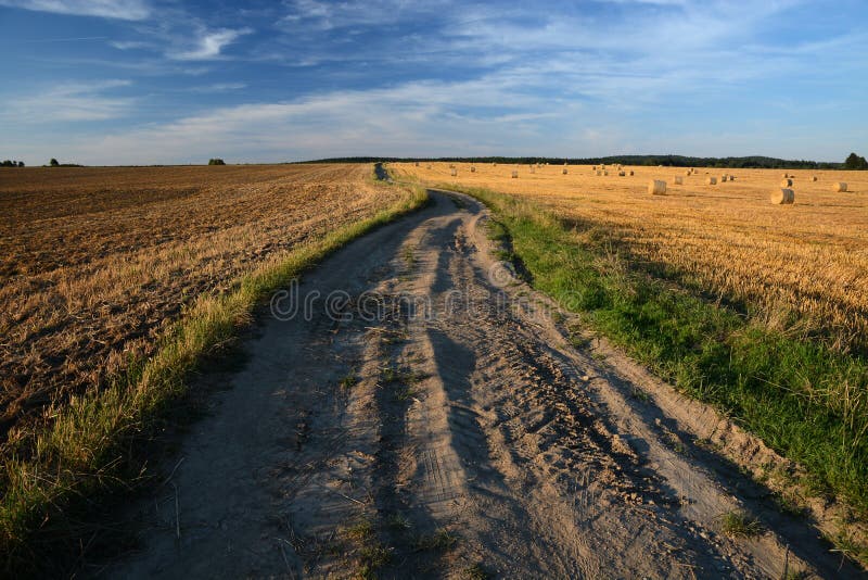 After and before harvest stock image. Image of environment - 33013135