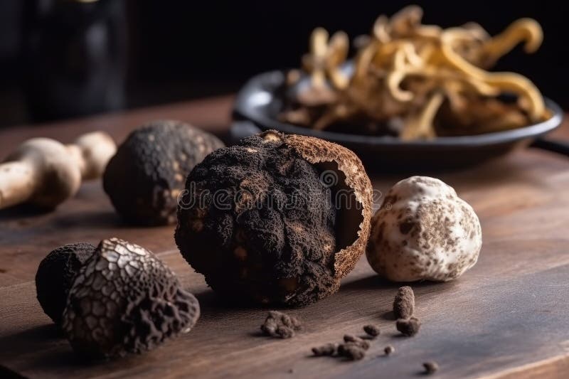 Harvest Organic Truffles in the Kitchen Stock Illustration ...