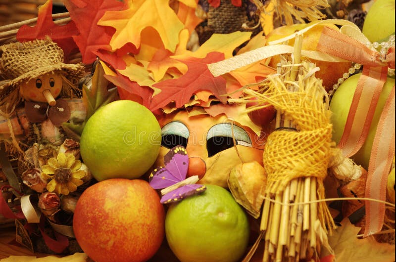 Harvest thanks stock photo. Image of autumn, lemon, fruit - 2880224