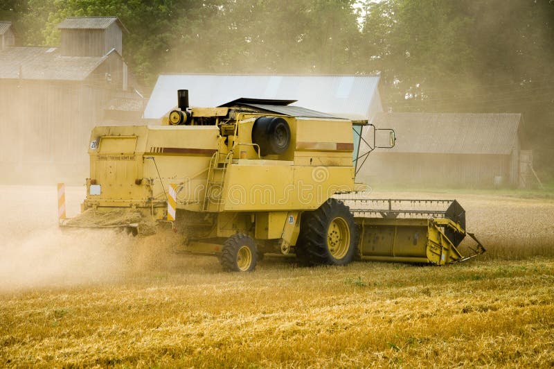 Harvester stock photo. Image of farm, tractor, machine - 15933844