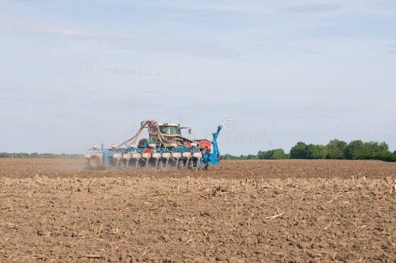 Harvesting machine stock photo. Image of farming, soil - 64919952