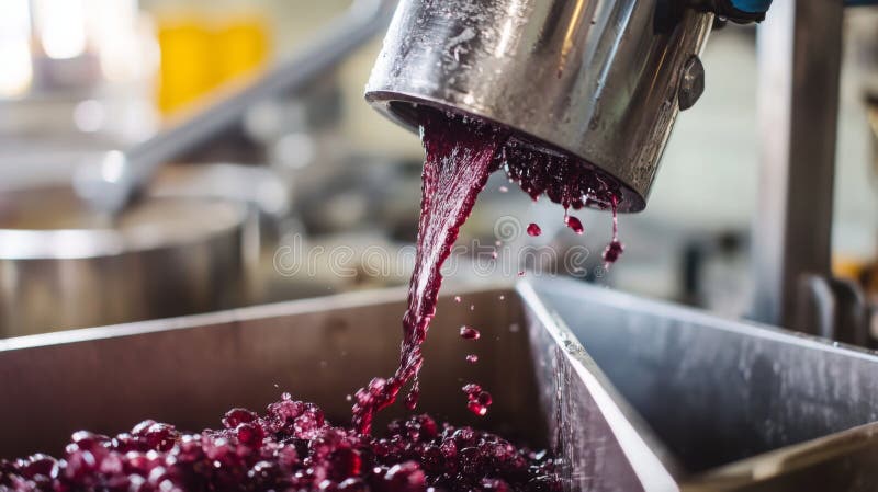 Harvesting Natural Wine with Advanced Ai Technology in a Vineyard ...