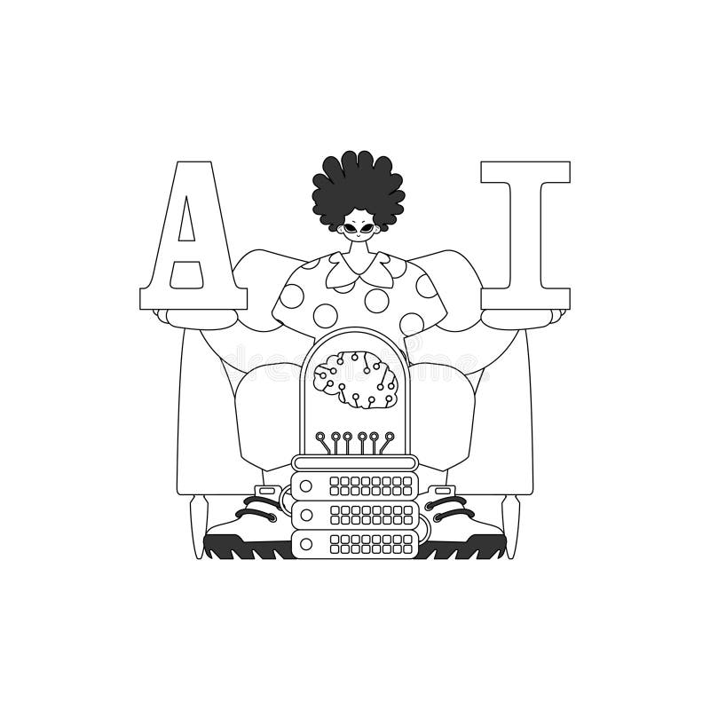 He Has AI in His Grasp a Representation of AI in Linear Vector Form ...