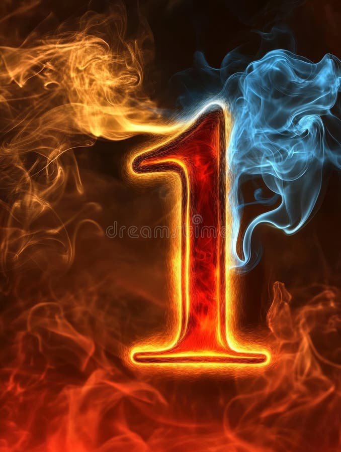 It Has Been Labeled As Fiery Number One, Smoke Background, Abstract ...