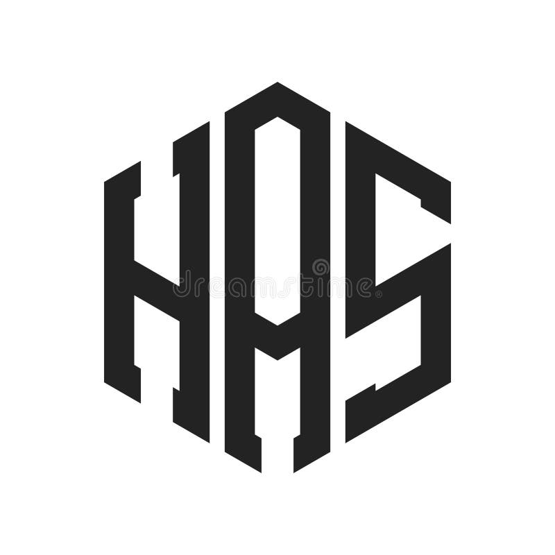 HAS Logo Design. Initial Letter HAS Monogram Logo Using Hexagon Shape ...