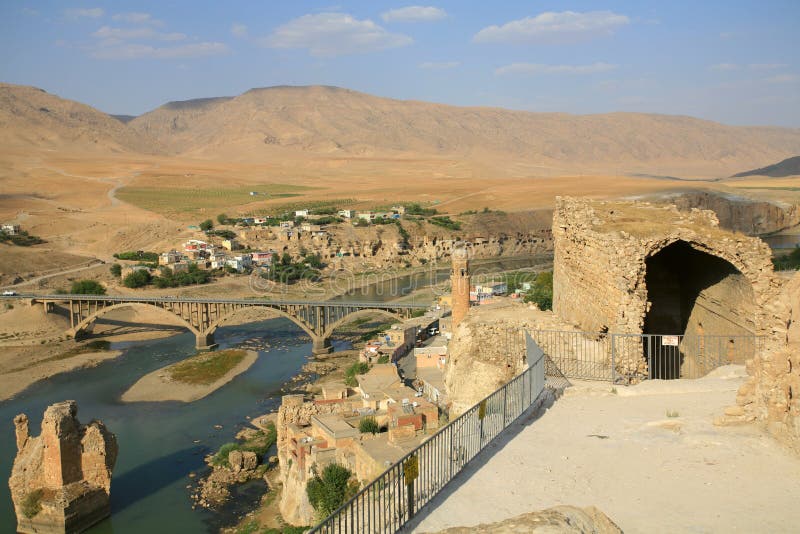 Hasankeyf Castle stock photo. Image of river, hasankeyf - 21163362