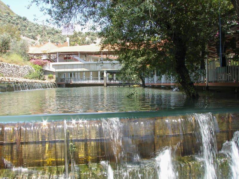 Hasbani River Located in South Lebanon Stock Image - Image of lebanon ...