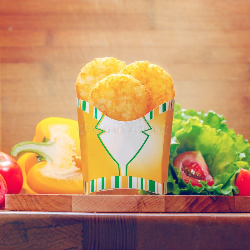 Hash browns stock photo. Image of bucket, cooking, food - 61752868